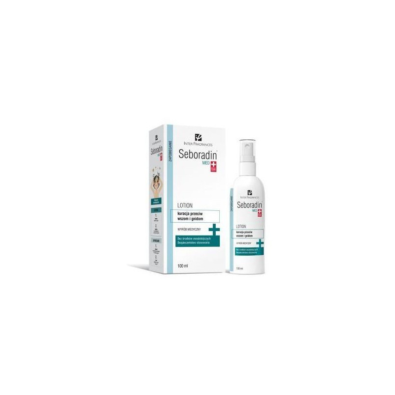 Seboradin Med, lotion przeciw wszom i gnidom, 100 ml