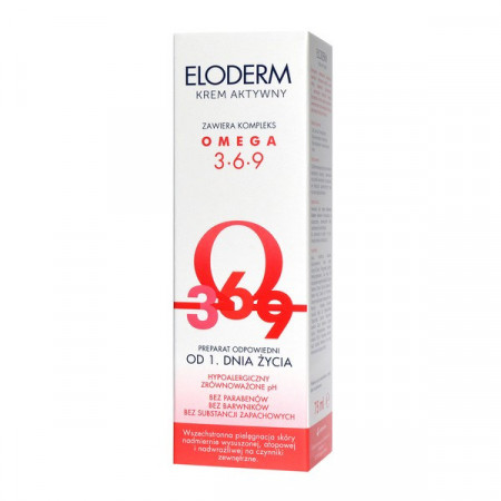 Eloderm Krem aktywny od 1. dnia życia, 75 ml
