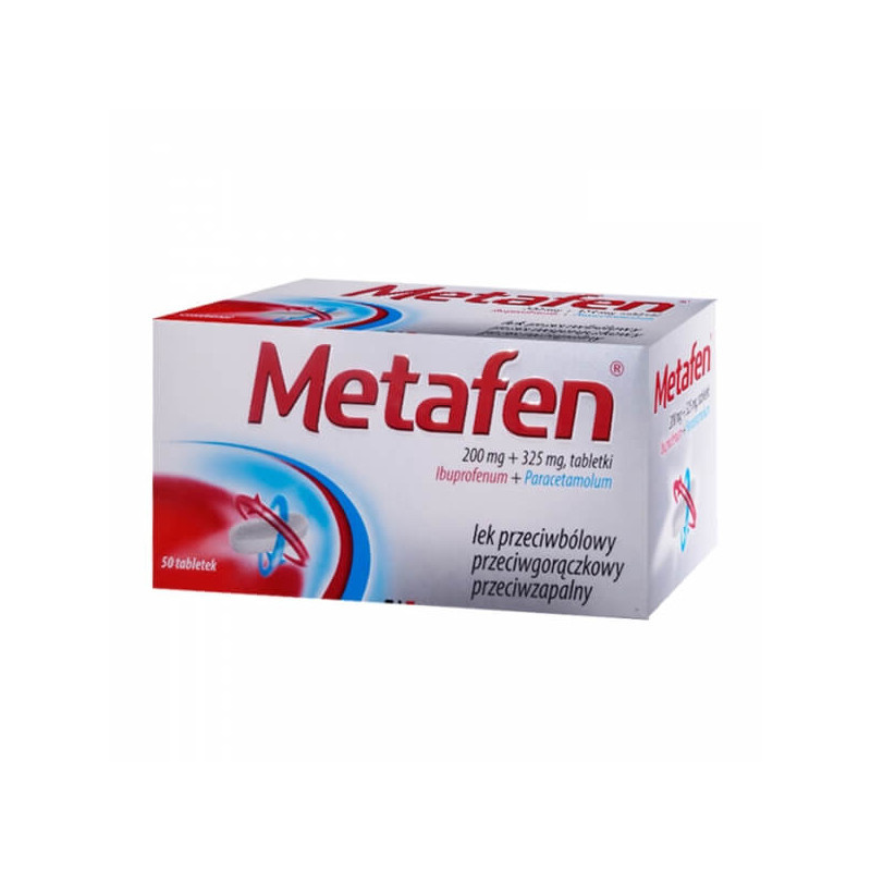 Metafen 200mg + 325mg, 50 tabletek | Apteka internetowa Puls